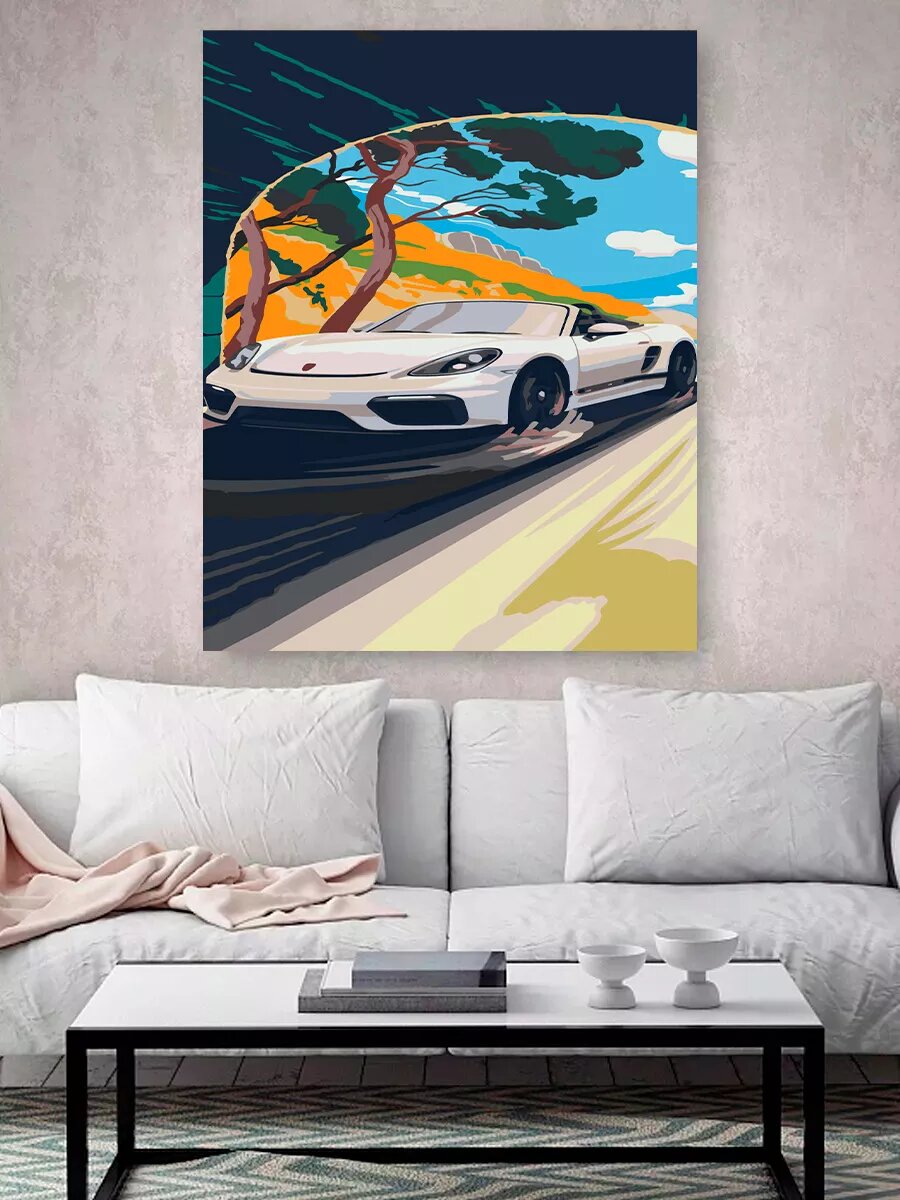 Картина по номерам Машина