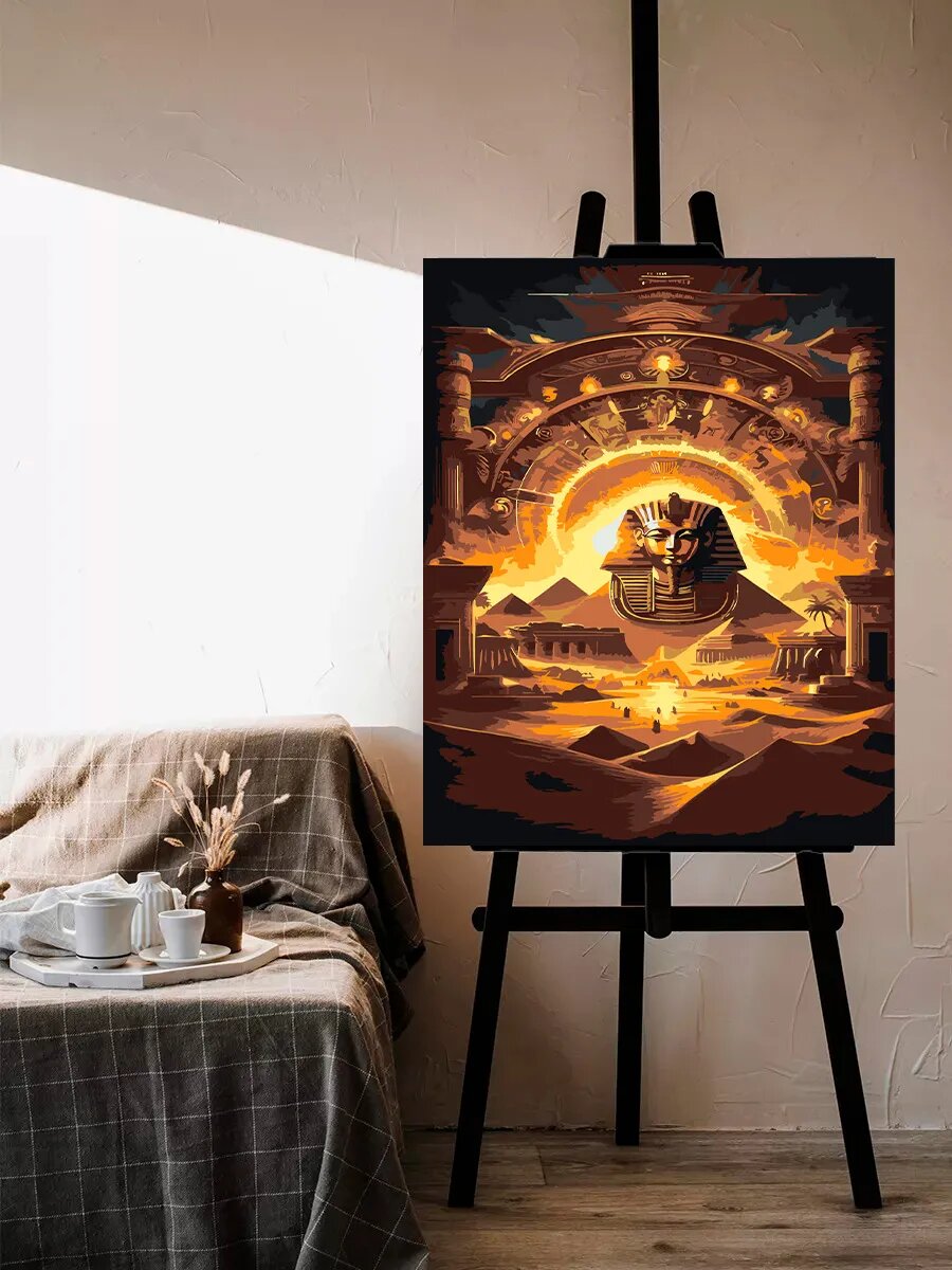 Картина по номерам Египетская Мифология Гробница Фараона