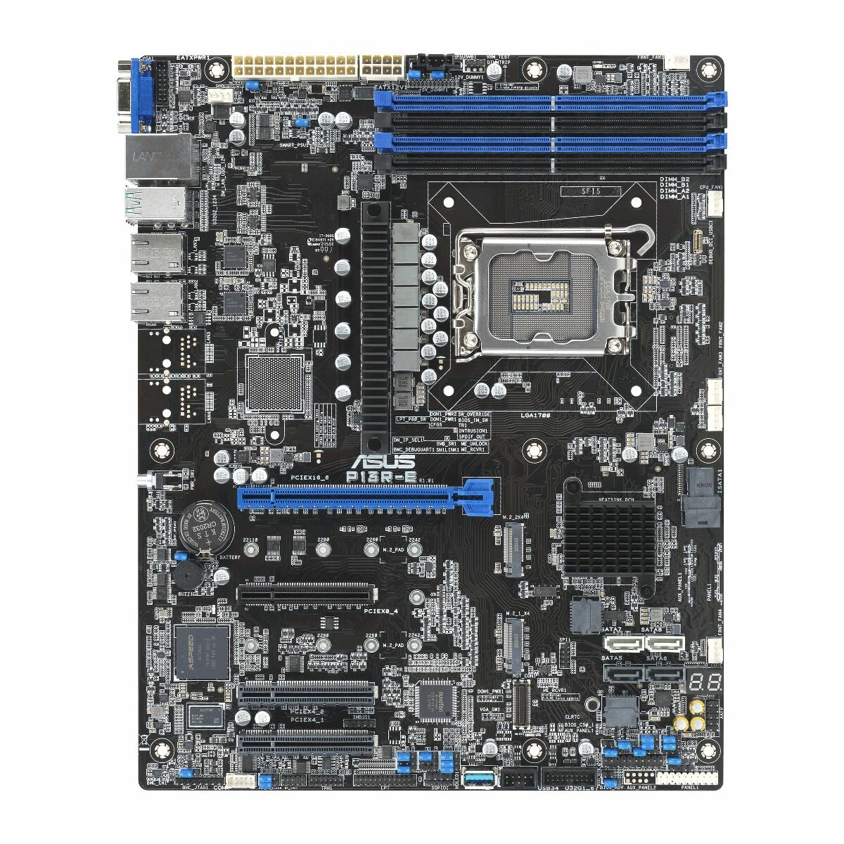 Материнская плата ASUS P13R-E, LGA1700, Intel C266, ATX, RTL (90SB0CS0-M0UAY1)