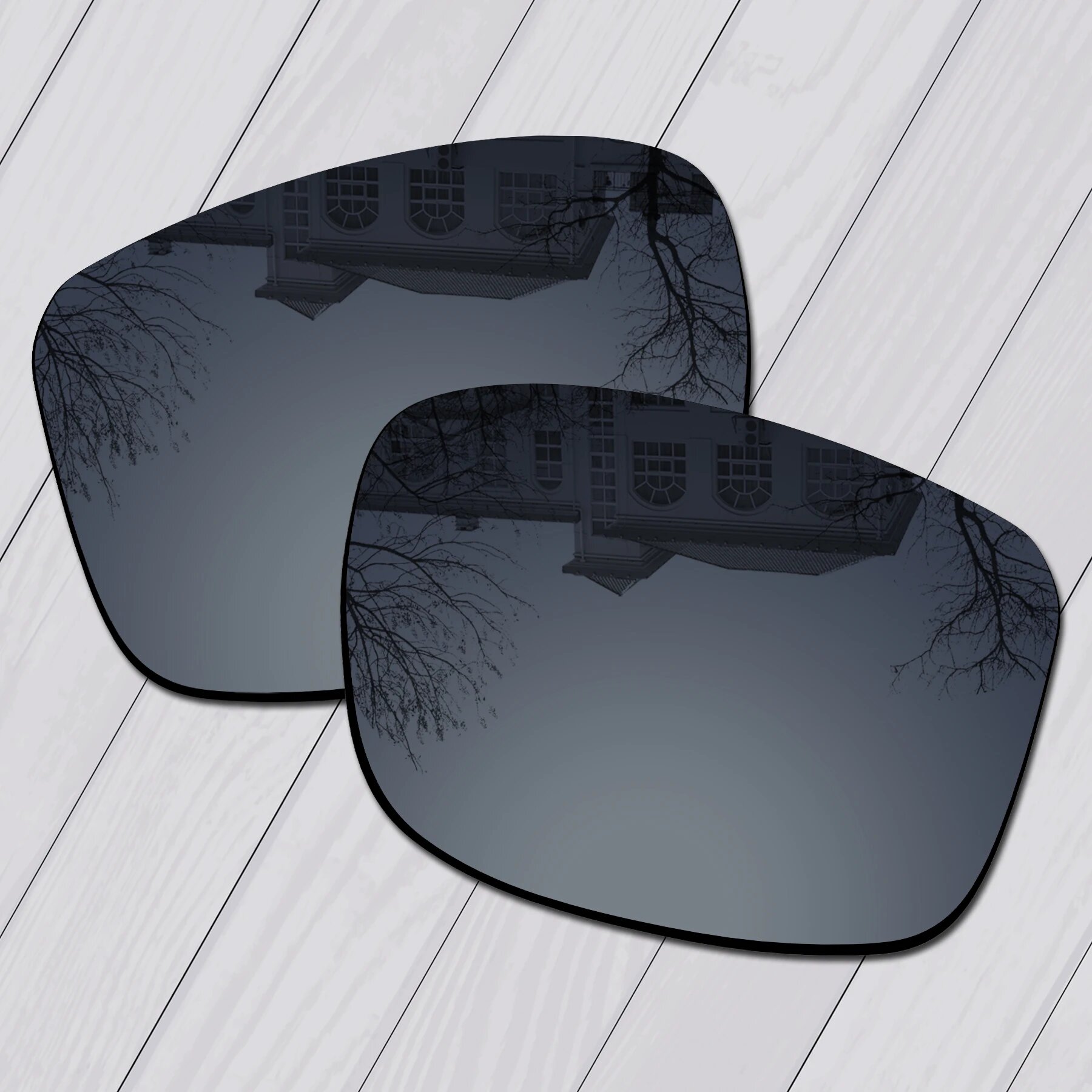 E.O.S Поликарбонатные поляризованные линзы для Oakley Heliostat OO9231 Black IRCoat, Черный