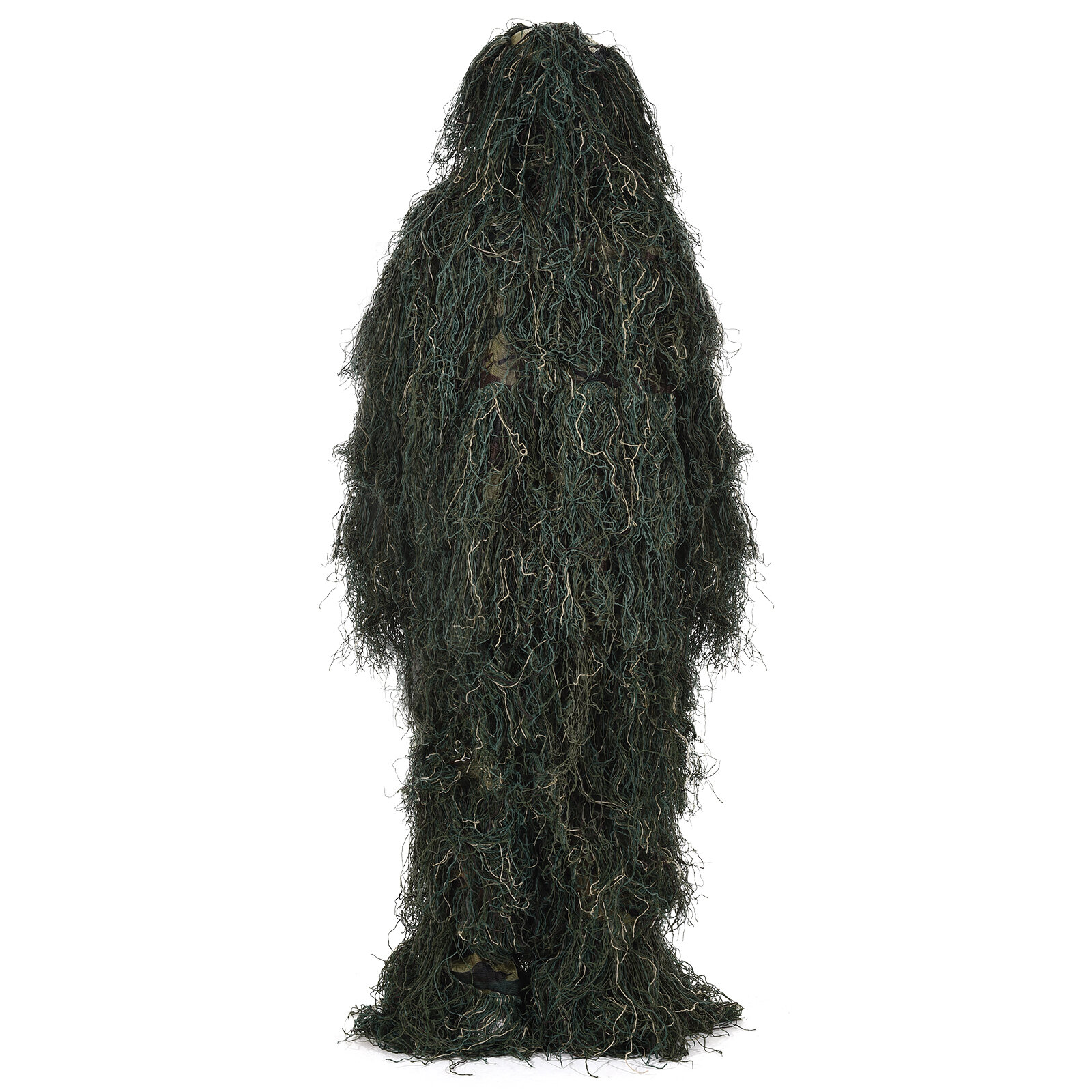 Маскировочный костюм 5-в-1 для мужчин - камуфляж для снега, пустыни и джунглей, регулируемый размер, воздухопроницаемый, идеально подходит для охоты, страйкбола, пейнтбола и фотосъемки.