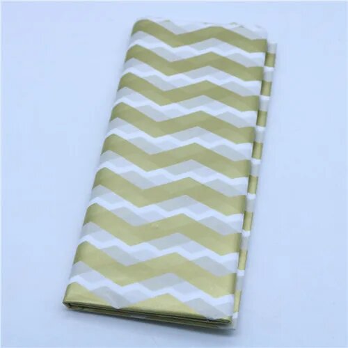 Блестящая золотая бумага для рукоделия 10 листов golden wave