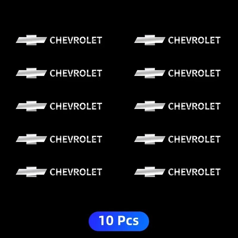 10шт. 3D металлические наклейки Chevrolet