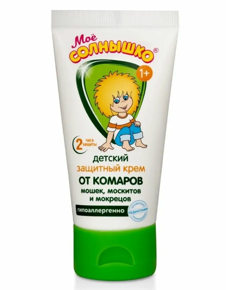 Детский крем Мое солнышко защитный от комаров 50 мл