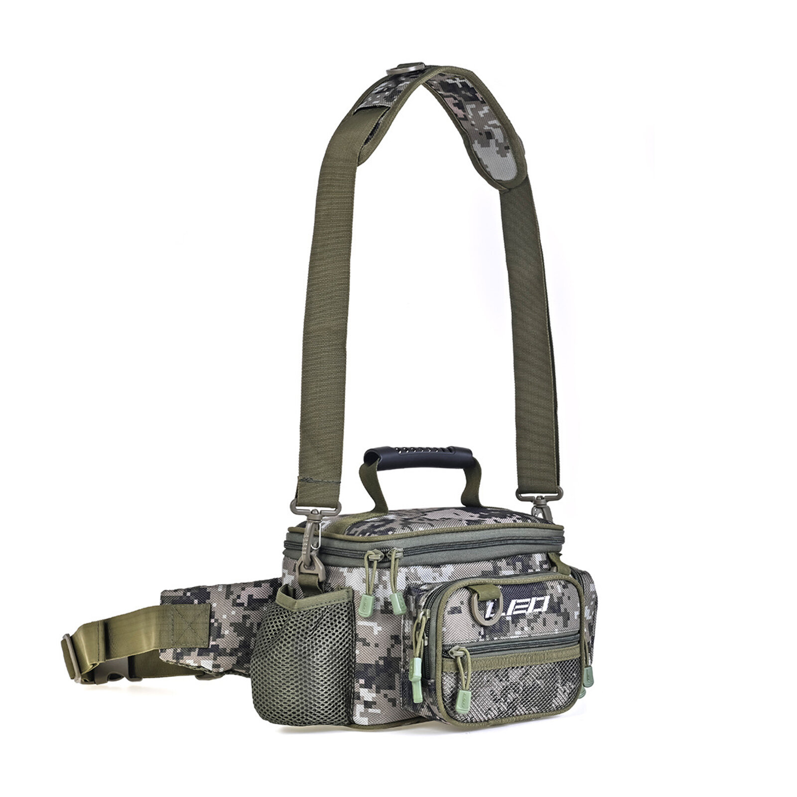 Рыболовная сумка Водонепроницаемая поясная сумка для рыбалки Сумка через плечо Органайзер для рыболовных снастей Сумка для хранения