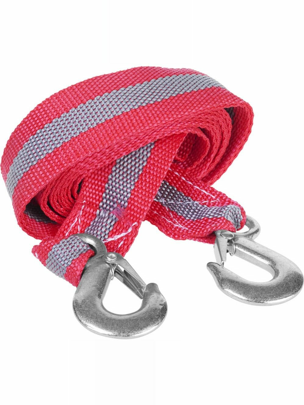 ЗУБР 5 т, ширина ленты 55 мм, длина 4 м, трос буксировочный мастер 61210-5