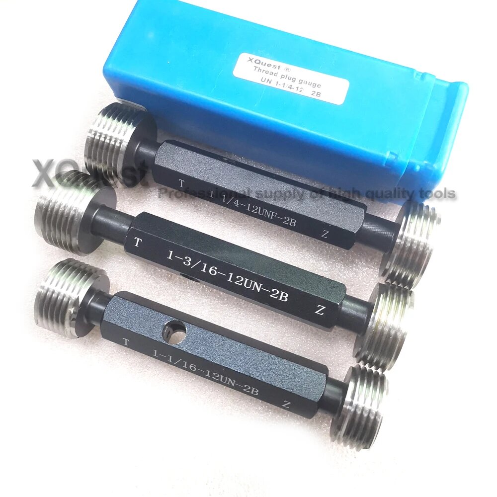 XQuest калибр резьбовой пробки 2B 12 2B 1pcs, UN 1-1l16-