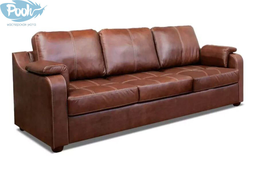 Диван-кровать Pooh Берета Skin, механизм трансформации "дельфин", экокожа/натуральная кожа