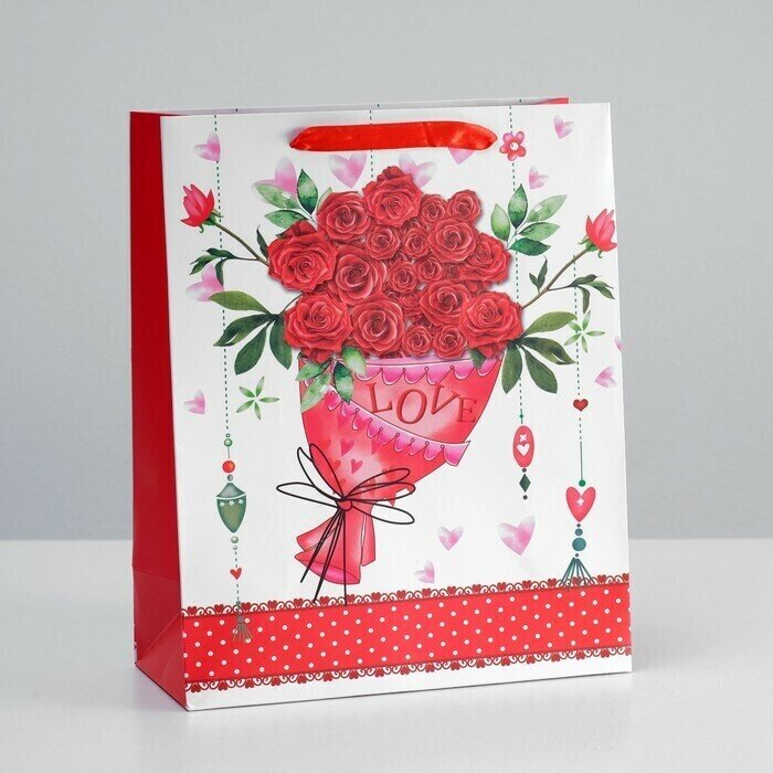 !09 Пакет (набор 4 штуки) ламинированный 26 x 32 x 12 см.