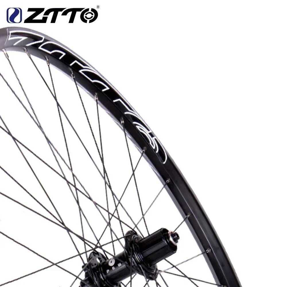 ZTTO MTB Колесная пара 26 27,5 29 32 отверстия Алюминий 27.5 inch, HG, P3 Boost 6-Bolt, Black Rear only