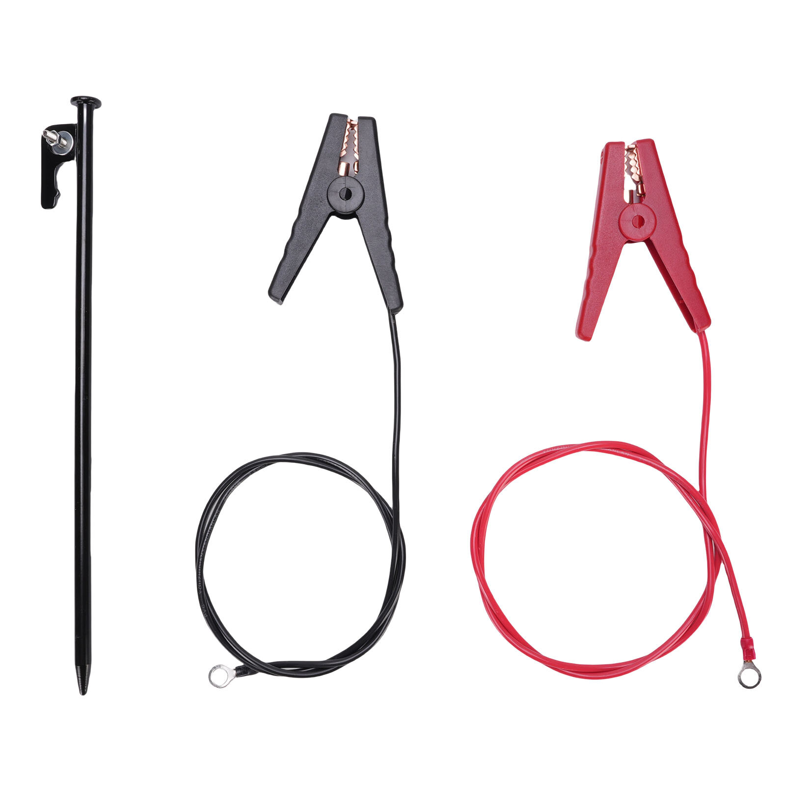 Электрический забор проволоки заземляющий стержень Электрический разъем зажима с зажимом для генератора электрического забора