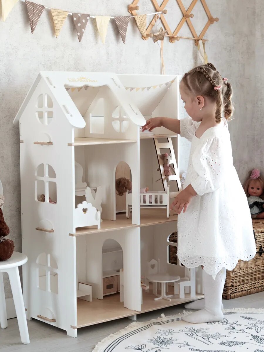 Кукольный домик Вилла Сканди Биг деревянный