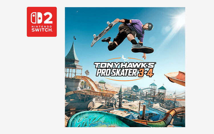 Tony Hawk's Pro Skater 3 + 4 (Nintendo Switch 2 - Цифровая версия) (EU) (Nintendo eShop (Game-EU); Европа)