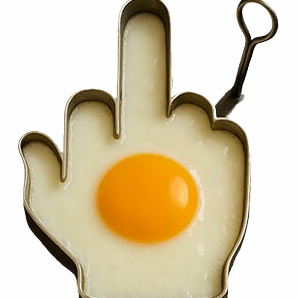Забавная форма для яиц в виде среднего пальца, креативная фо
