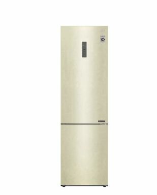 Холодильник LG DoorCooling+ GA-B509CEWL, бежевый