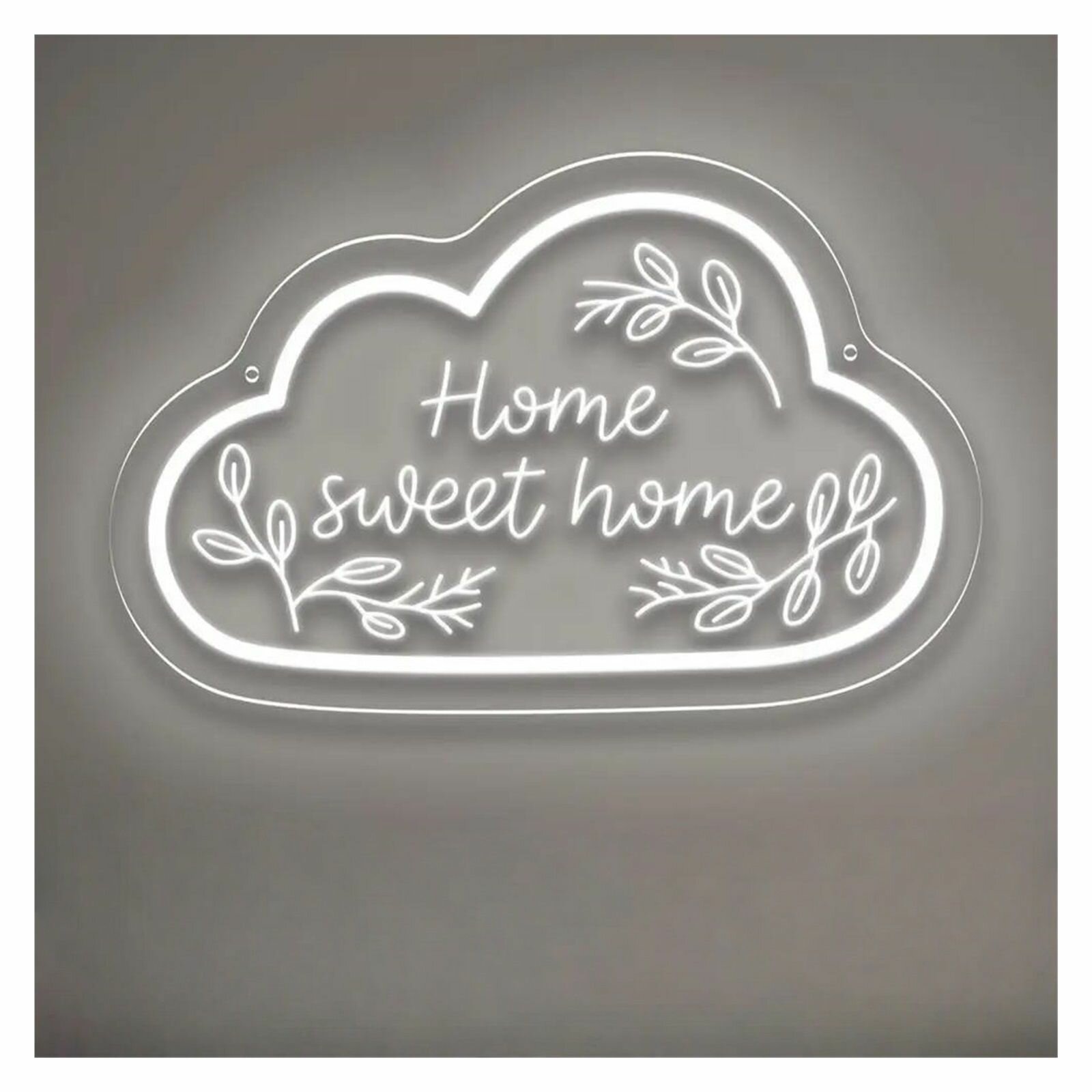 Неоновая Вывеска "Home Sweet Home" С Регулировкой Яркости 40,6 См X 26,1 См