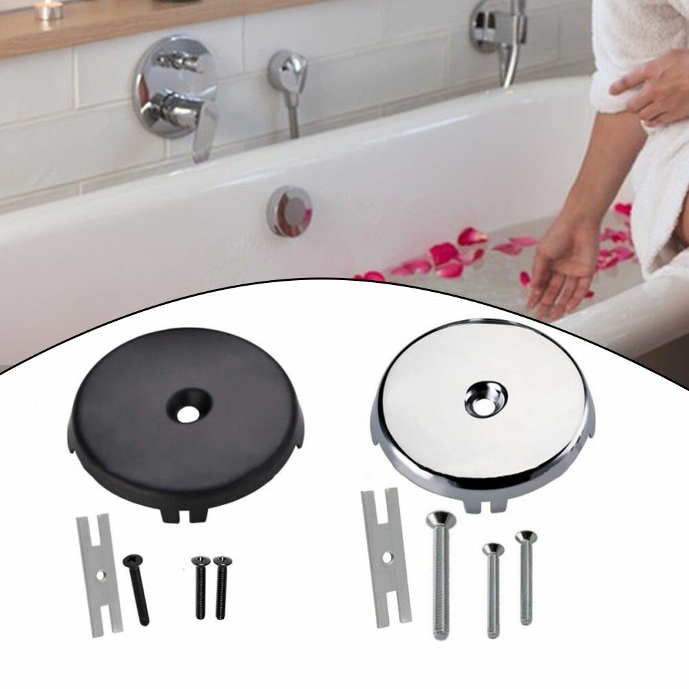 Панель для слива-перелива ванны с одним отверстием и тремя винтами