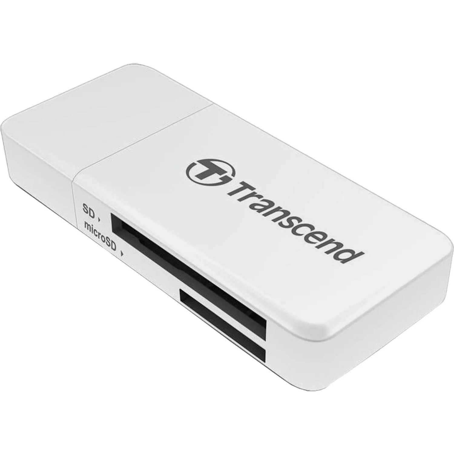 Картридер Transcend TS-RDF5W USB 3.0 RDF5 для карт памяти SD/microSD, белый