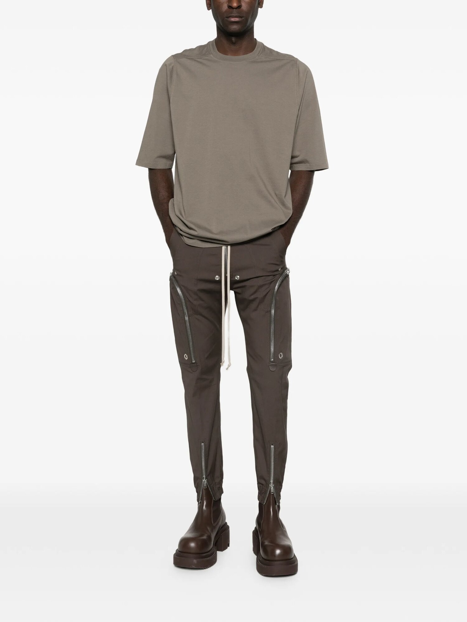 Футболка Rick Owens Jumbo, размер 52, brown — фото 1