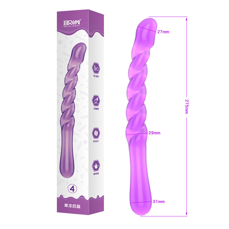 Удовлетворите желе задний двор, анальная пробка, хризантема, рисовые бусы, мужской анальный мастурбатор Желе палочка на