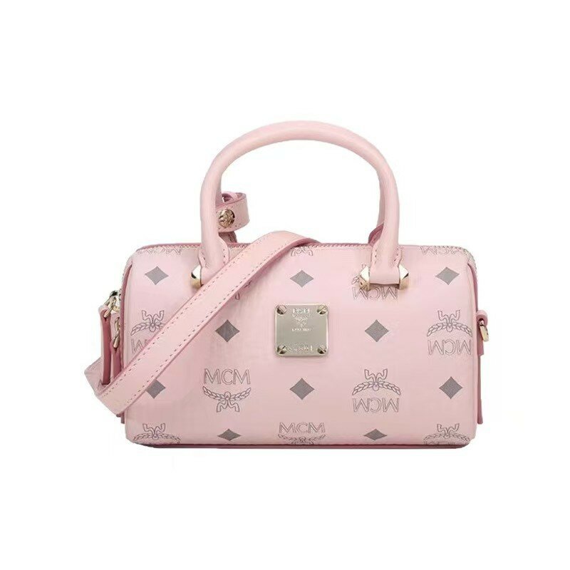 Сумка MC Tote, женская сумка, сумка LV, мини-сумка из натуральной кожи, печатная сумка Boston, сумка через плечо, сумка с металлической биркой, подушка-сумка