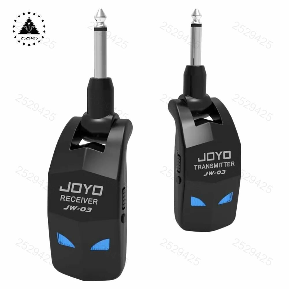 GM JOYO JW-03 2,4 ГГц беспроводная гитарная система 4 канала перезаряжаемый аудио беспроводной передатчик-приемник для бас-гитары