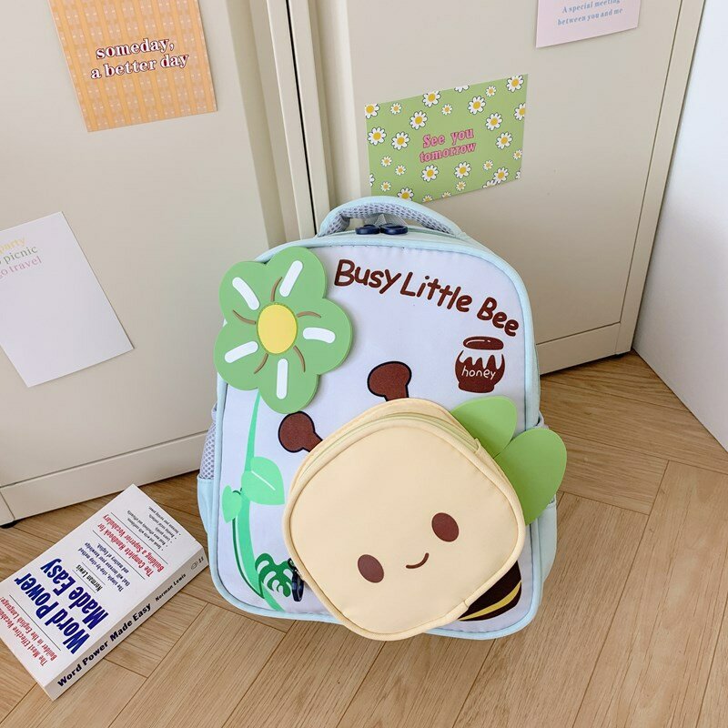 Новый детский рюкзак для детского сада для детей 3-6 лет, маленькая пчелка, легкий и универсальный, милый рюкзак для начальной школы для мальчиков и девочек