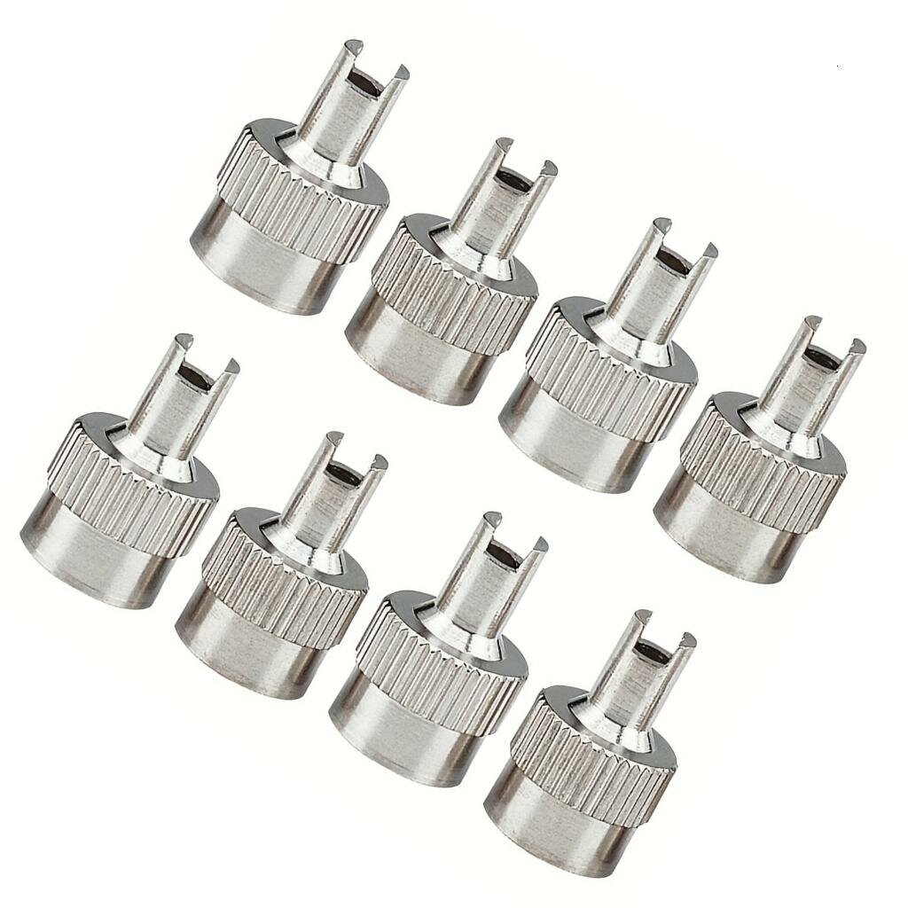 Универсальные колпачки для золотников шин из меди, Серебро