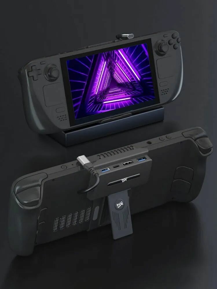 Док-станция для Steam Deck, одновременное подключение мыши и клавиатуры