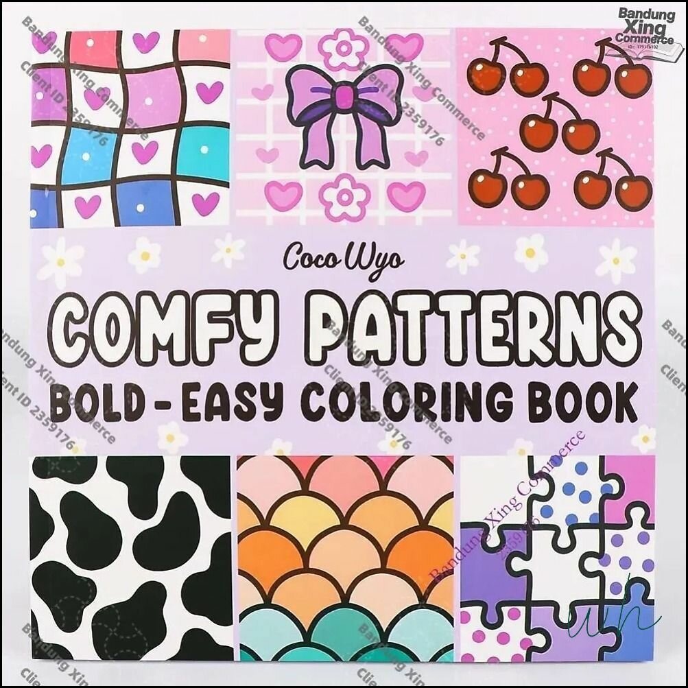 Раскраска антистресс для взрослых и подростков Coco Wyo -Beautiful Jigsaw Patterns 92