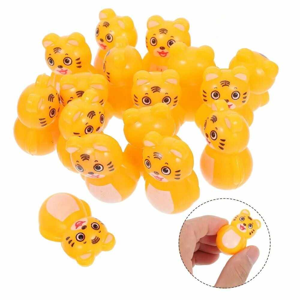 16 Штук Игрушек Неубиваек Из Пластика Для Детских Игр