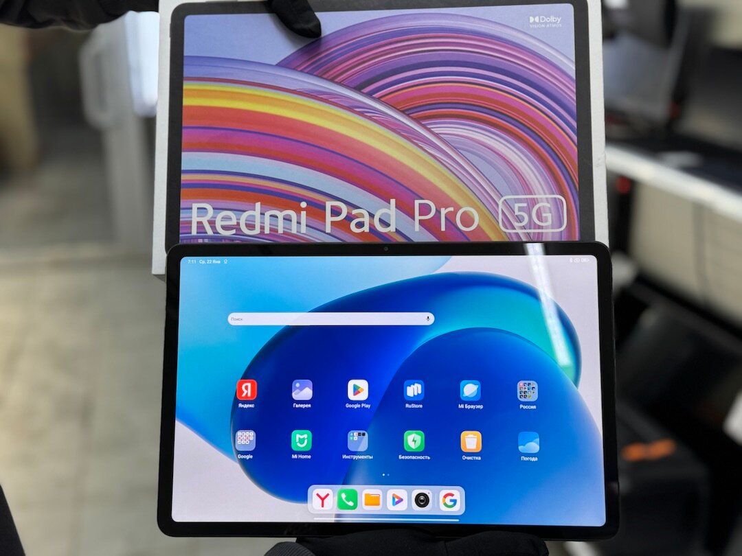 Планшет Xiaomi Redmi Pad Pro 12.1" 6/128Gb Gray 5G LTE 10000 мА·ч 120 Гц Б/У Уценка