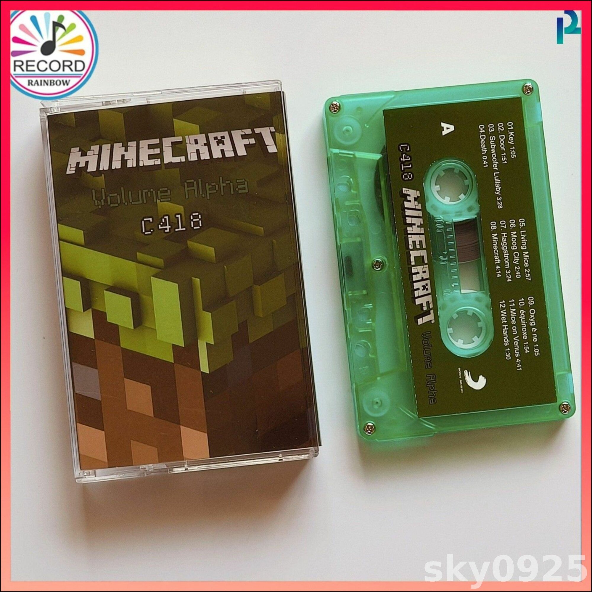 C418 Minecraft Volume Alpha кассета Совершенно новый Запечатанный