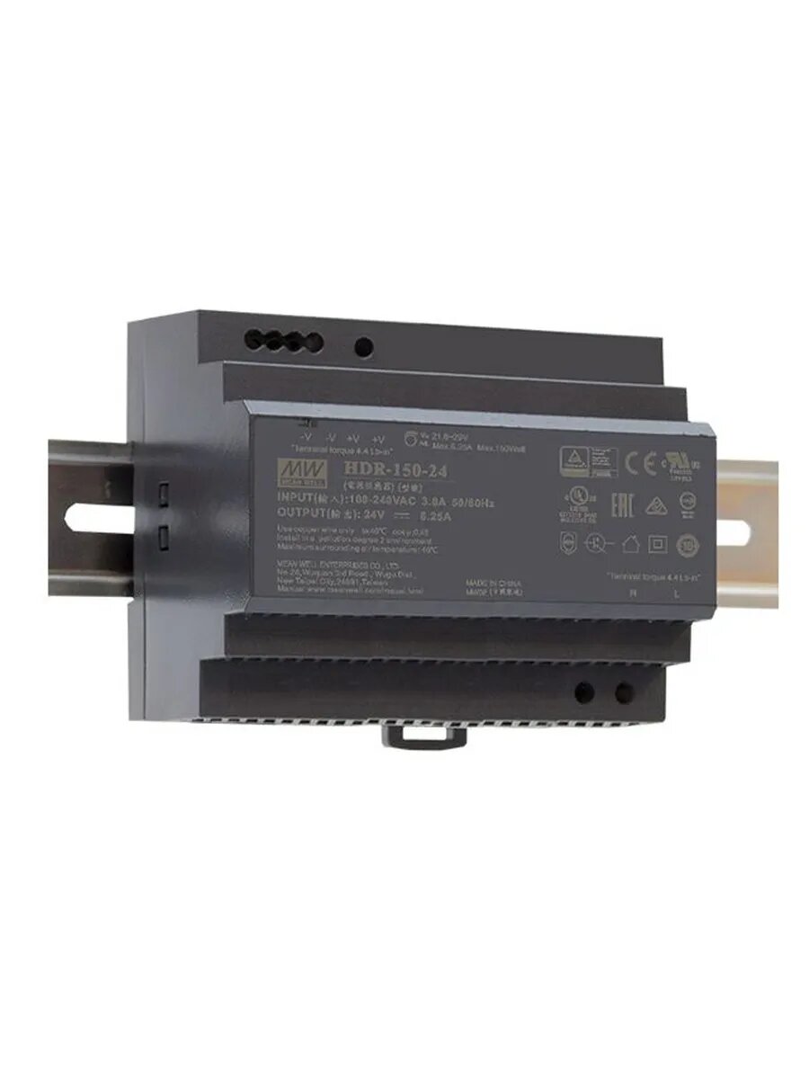 Блок питания на DIN-рейку MEAN WELL HDR-150-48