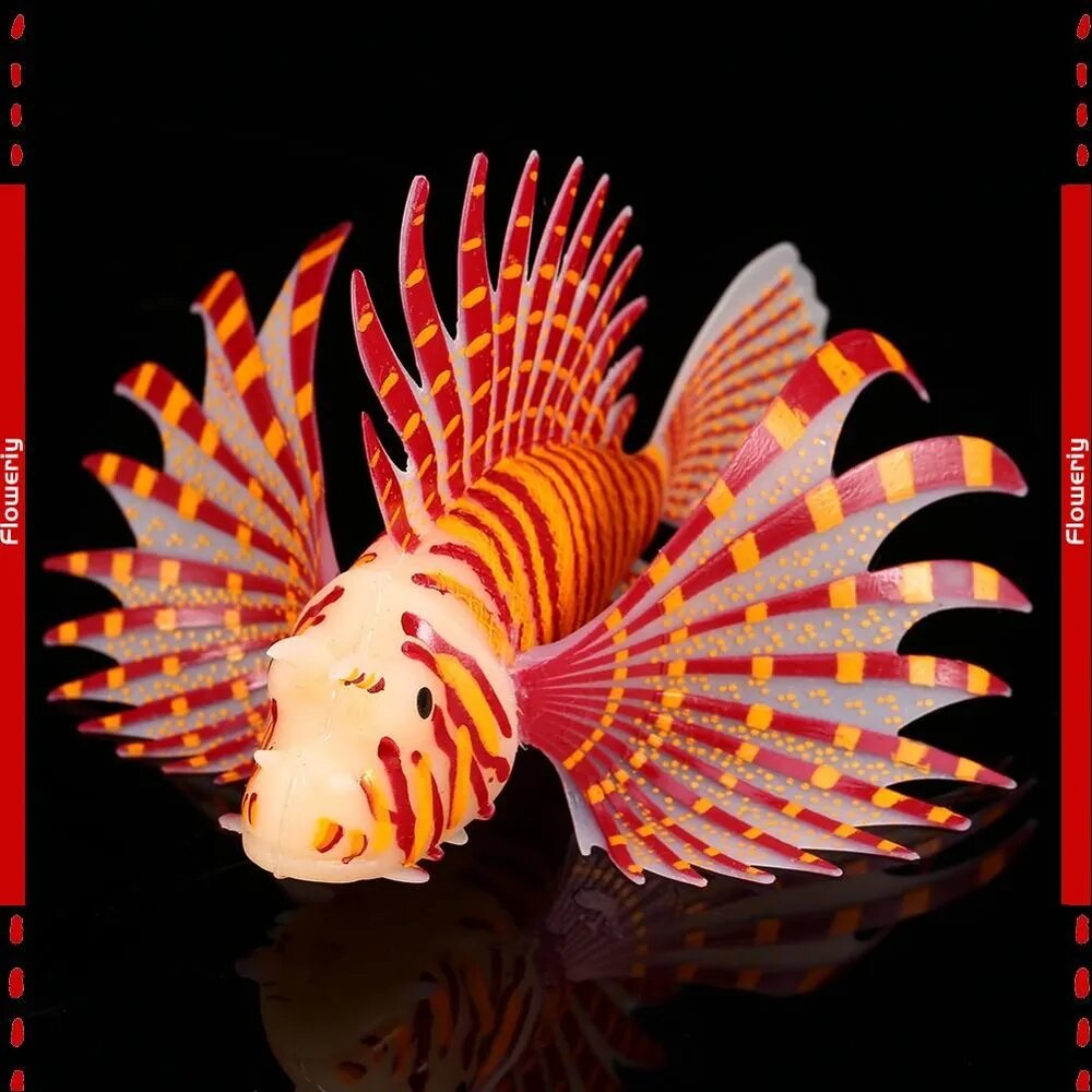 Флуоресцентные украшения для аквариума с рыбами