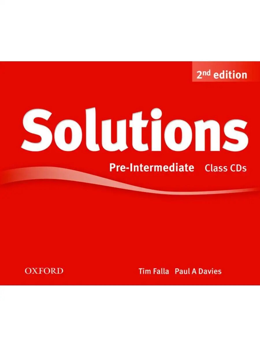 Solutions (2nd edition) Pre-Intermediate Class Audio CDs | Возраст от 12 до 18 лет.