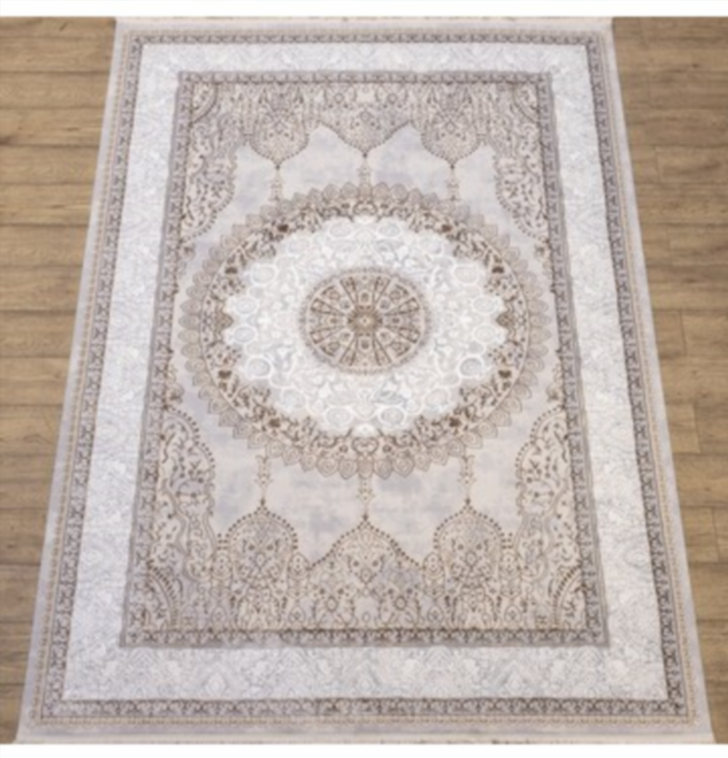 Ковер Турецкий Prado дизайн N891A цвет WHITE / BEIGE_1 0.8x1.5м