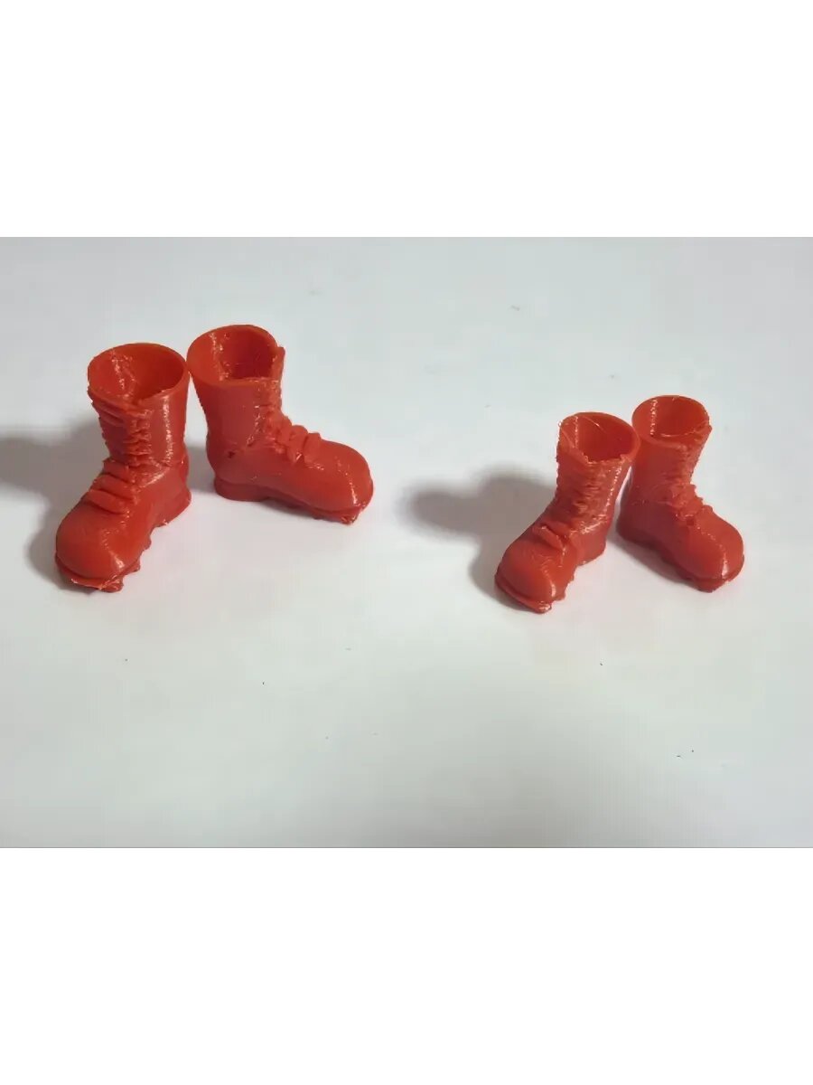 Набор миниатюр "Ботинки" - 2 пары, микс, для ватной игрушки