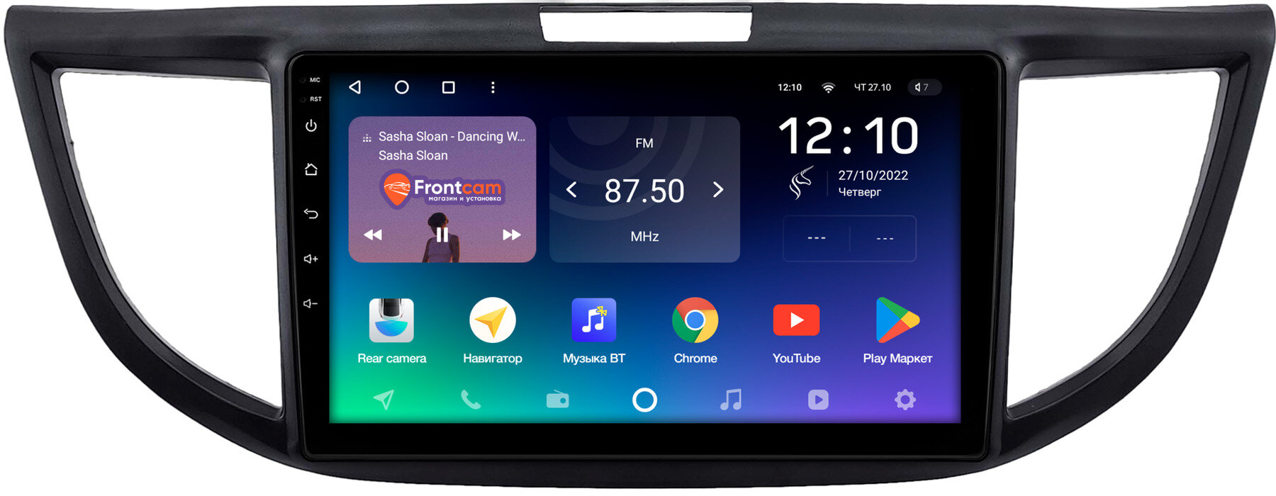 Штатная магнитола Honda CR-V 4 2011-2018 Teyes SPRO PLUS 6/128 9" RM-9-2250 Android 10 (4G-SIM, DSP, IPS)