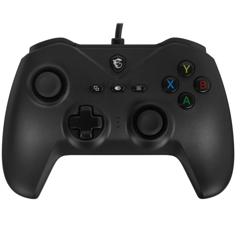 Геймпад проводной MSI Force GC200 черный, PC, USB Type-A, Триггеры