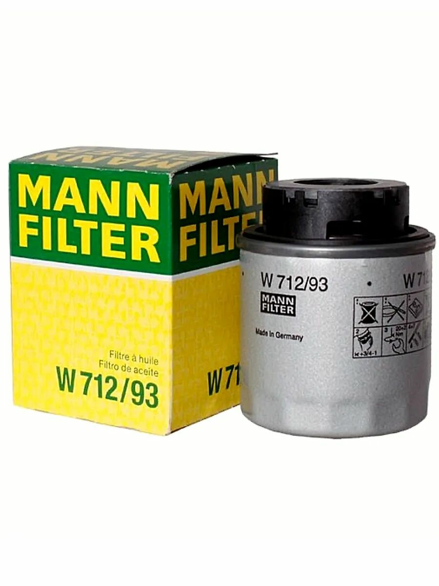 Масляный фильтр MANN-FILTER W 712/93
