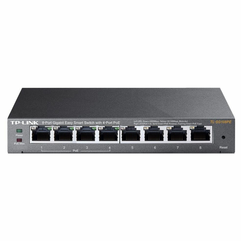 Коммутатор TP-Link TL-SG108PE