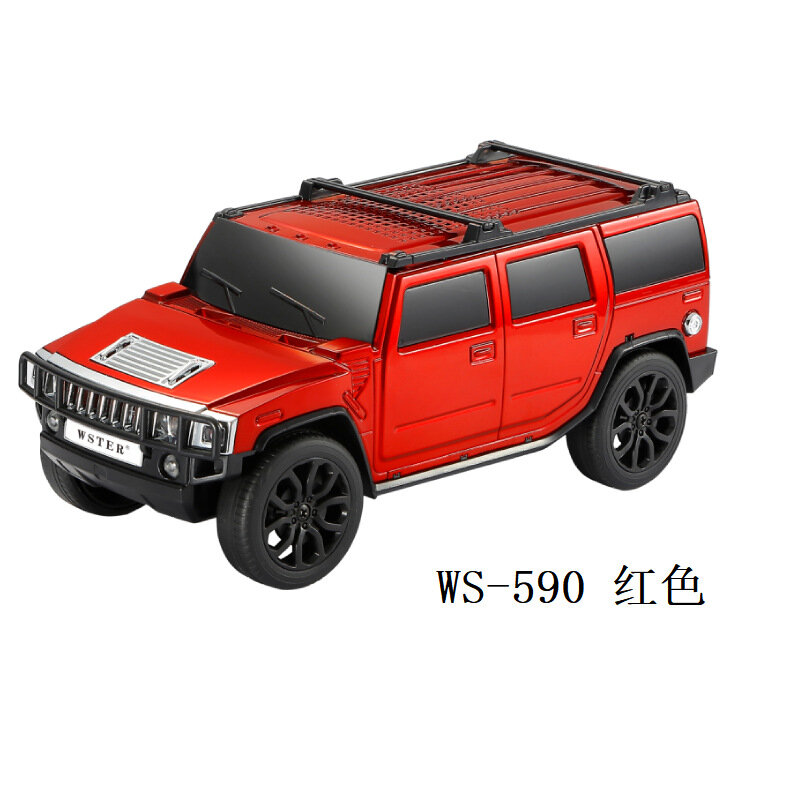 Новая трансграничная модель WS590: Bluetooth-колонка в стиле Hummer с супербасами, высокой громкостью и поддержкой TWS.