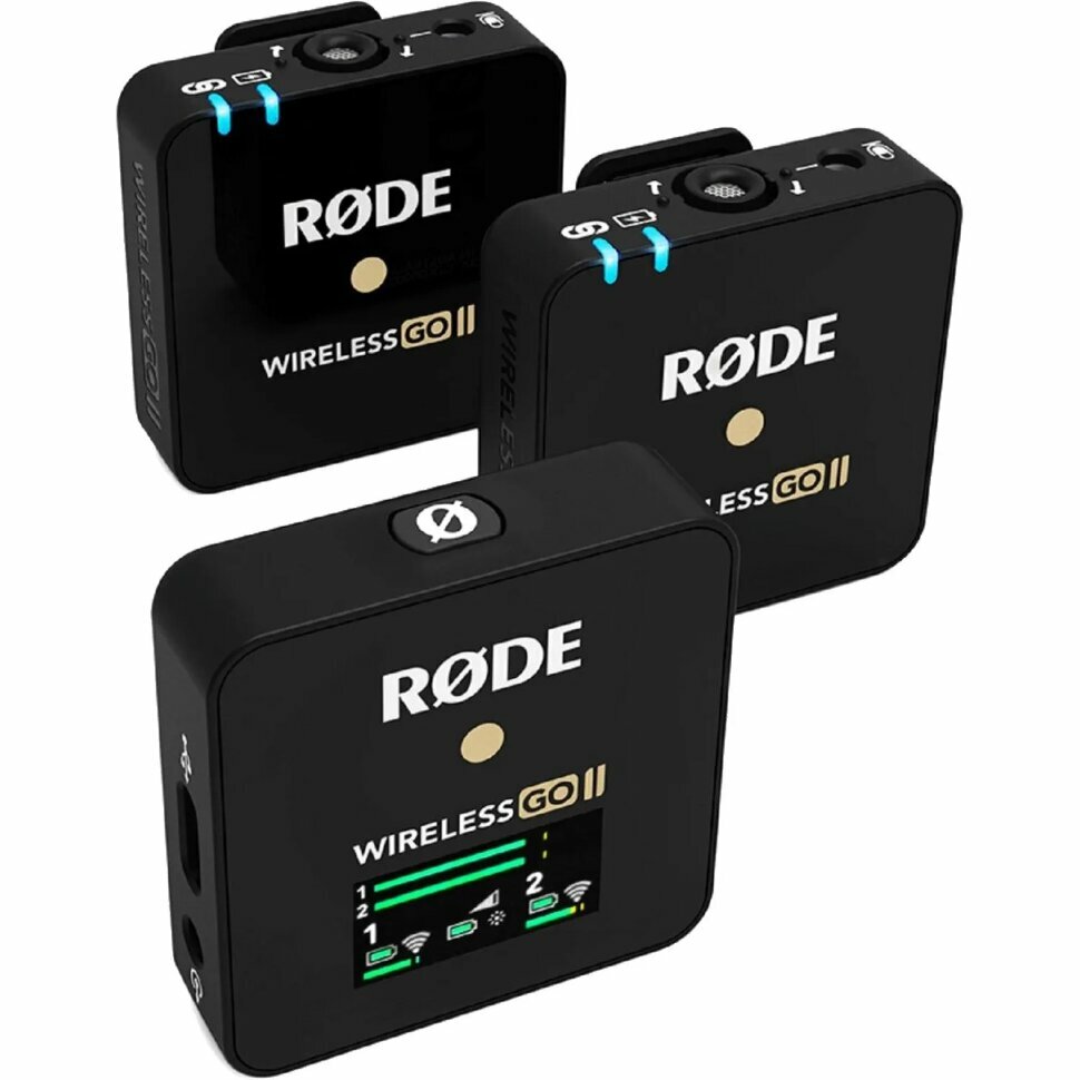 Радиосистема Rode Wireless GO II, ультракомпактная, 2-х канальн, накамерная, 1947769