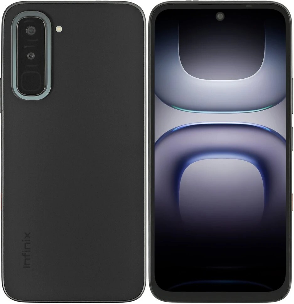 6.78" Смартфон Infinix HOT 70 4/128 ГБ, 1576x720, IPS, 120 Гц, 6000 мА*ч (Li-Pol), черный
