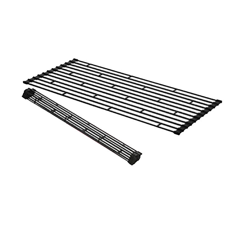 Железная складная сушилка для раковины, кухонная дренажная шторка для мойки овощей, сушилка-органайзер для овощей и фруктов.