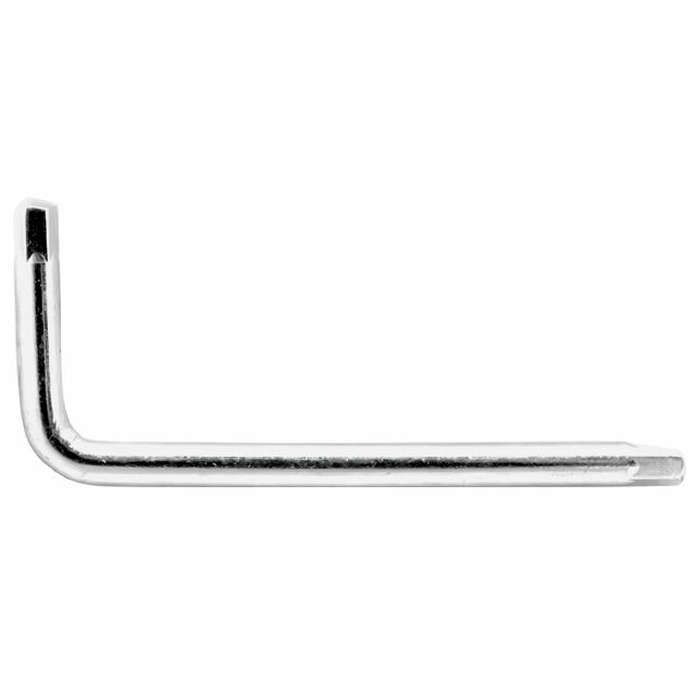 Шестигранный Г-образный ключ 4 мм Zn, цинковое покрытие, 2 шт, для сборки и ремонта