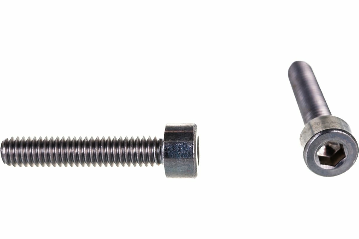 Метиз-Эксперт Винт нержавеющий М4x20 DIN 912 A2, резьба метрическая, упаковка 100 шт