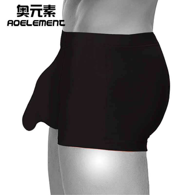 Нижнее белье, мужское, слоновий нос, XXXL, черное