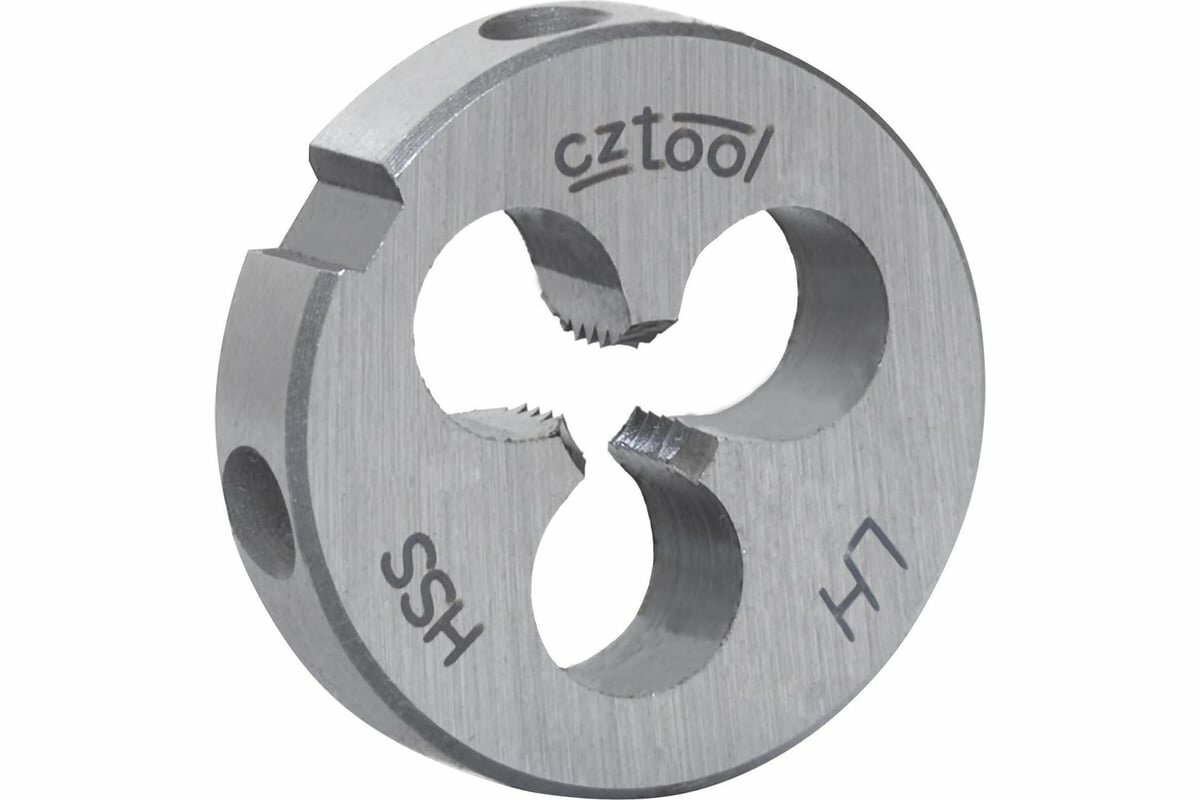 Bucovice Tools плашка левая резьбовая M1.2 шаг 0.25 HSS 16x5 мм код 250012 для обработки